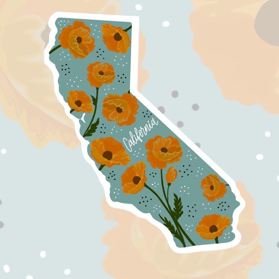 California Sticker - Etsy