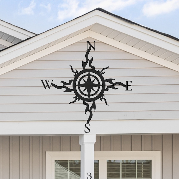 Outdoor Metal Nautical Compass - Etsy