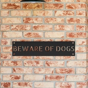 Beware of Dogs Sign, Beware of Dog Sign, Gate Sign, Porch Sign, Dog ...
