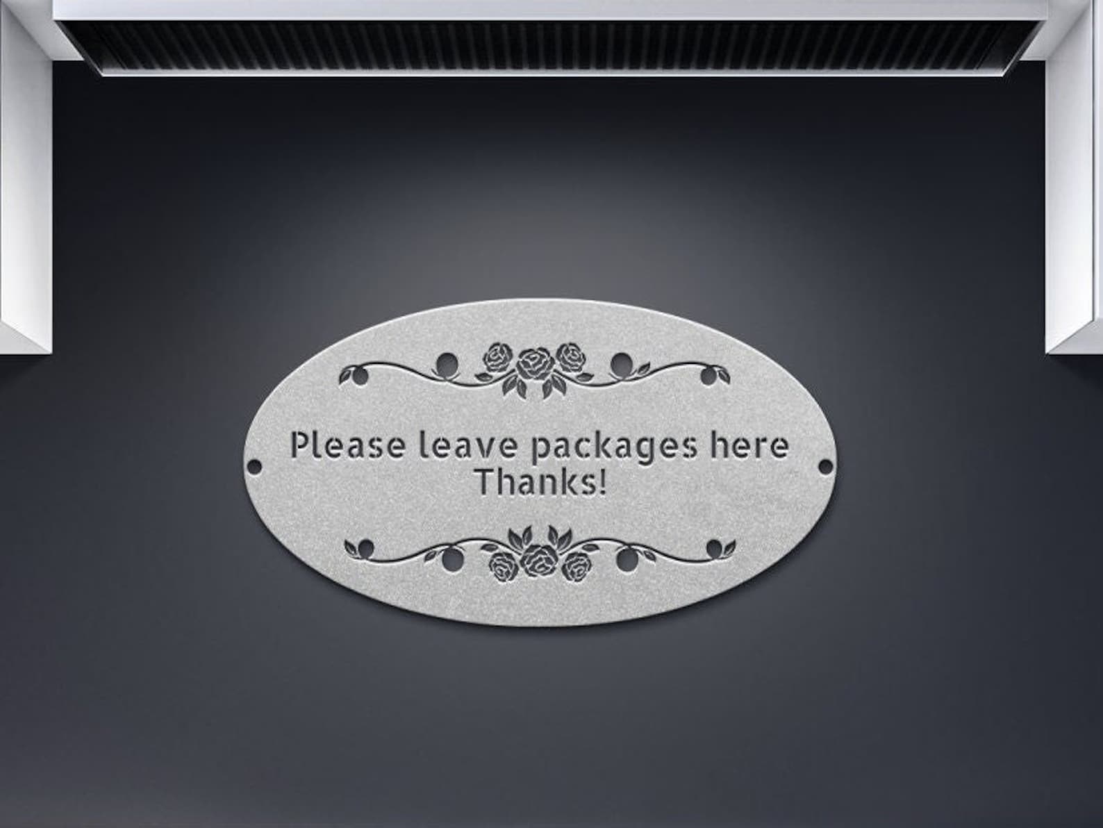 Custom Leave Packages Here Sign, Parcel and Delivery Sign, Drop ...