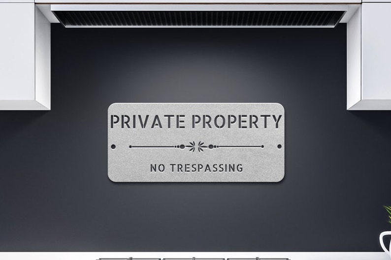 Custom Private Property Sign No Trespassing Metal Private - Etsy