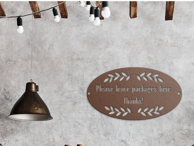 Custom Leave Packages Here Sign Parcel and Delivery Sign - Etsy