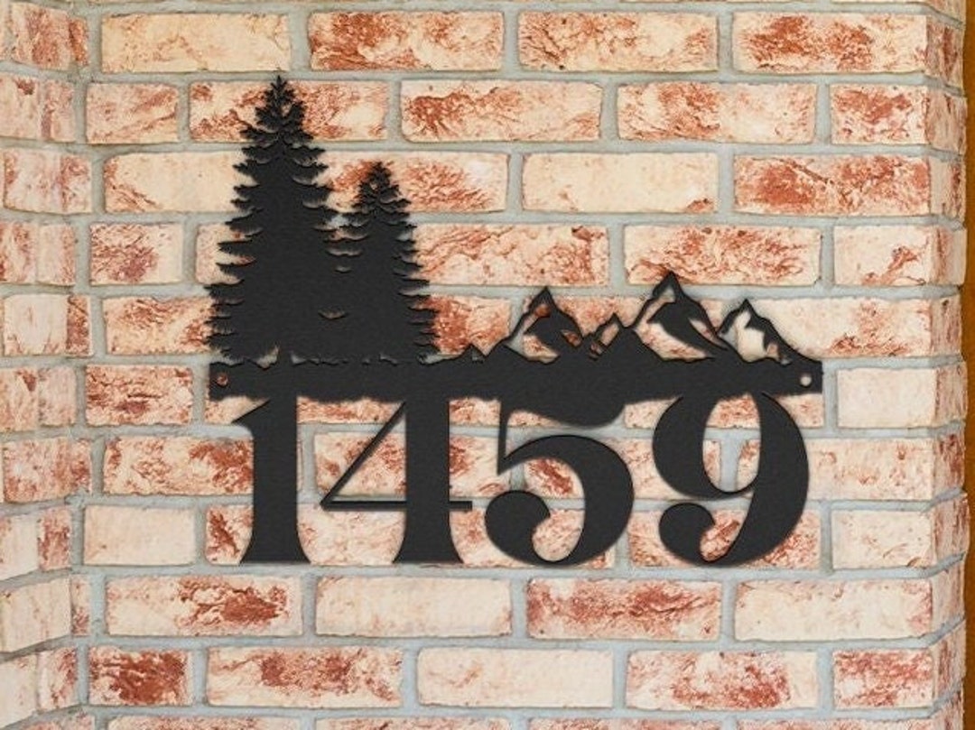 Personalized Metal Address Sign, Metal Address Sign, Metal Address ...