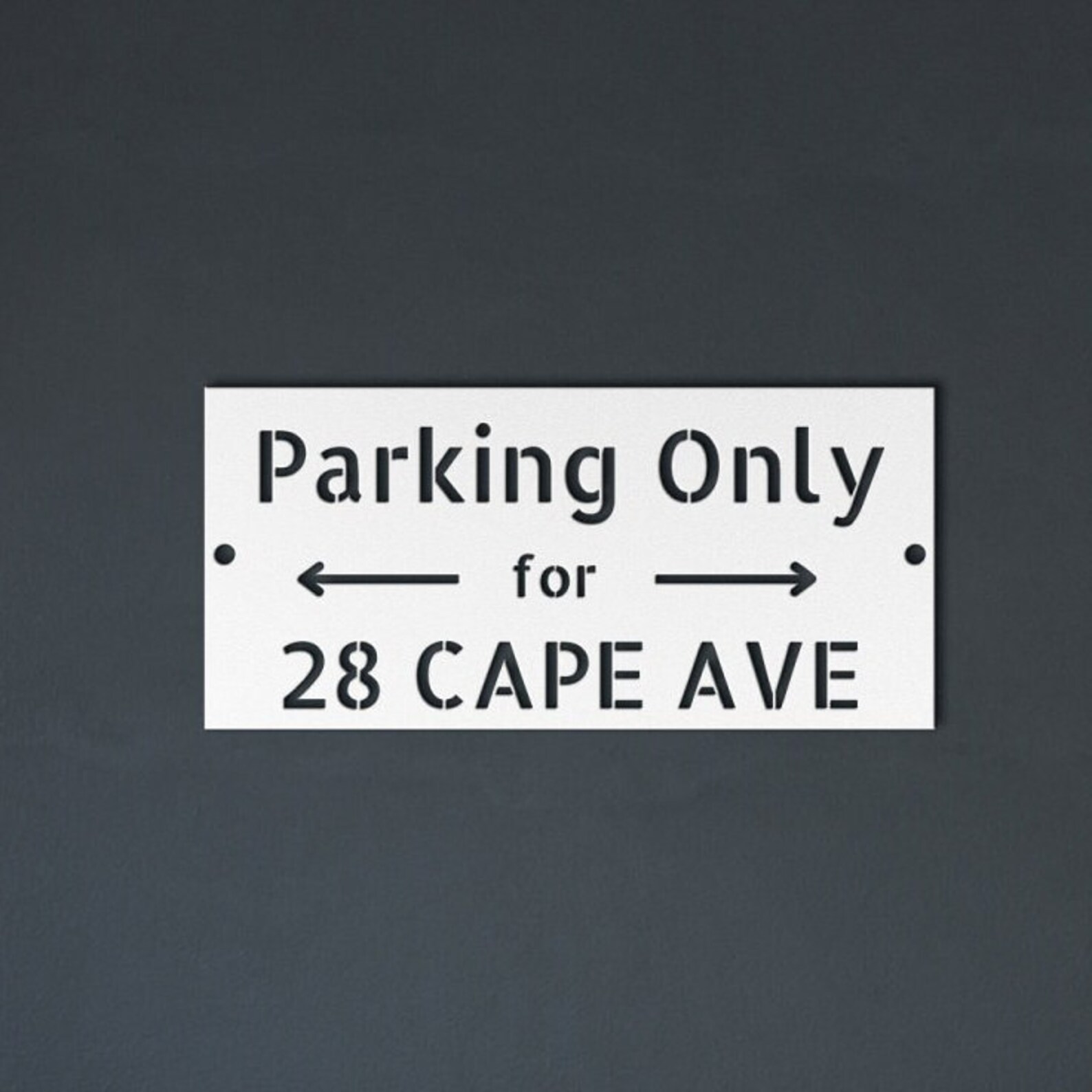 Custom Private Parking Sign, Parking Reserved Sign, Personalized ...