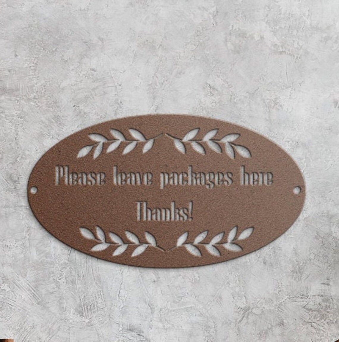 Custom Leave Packages Here Sign, Parcel and Delivery Sign, Drop ...