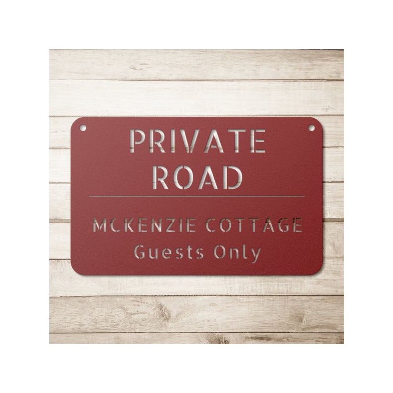 Custom Private Road Sign, Guests Only Road Sign, Custom Street Sign ...