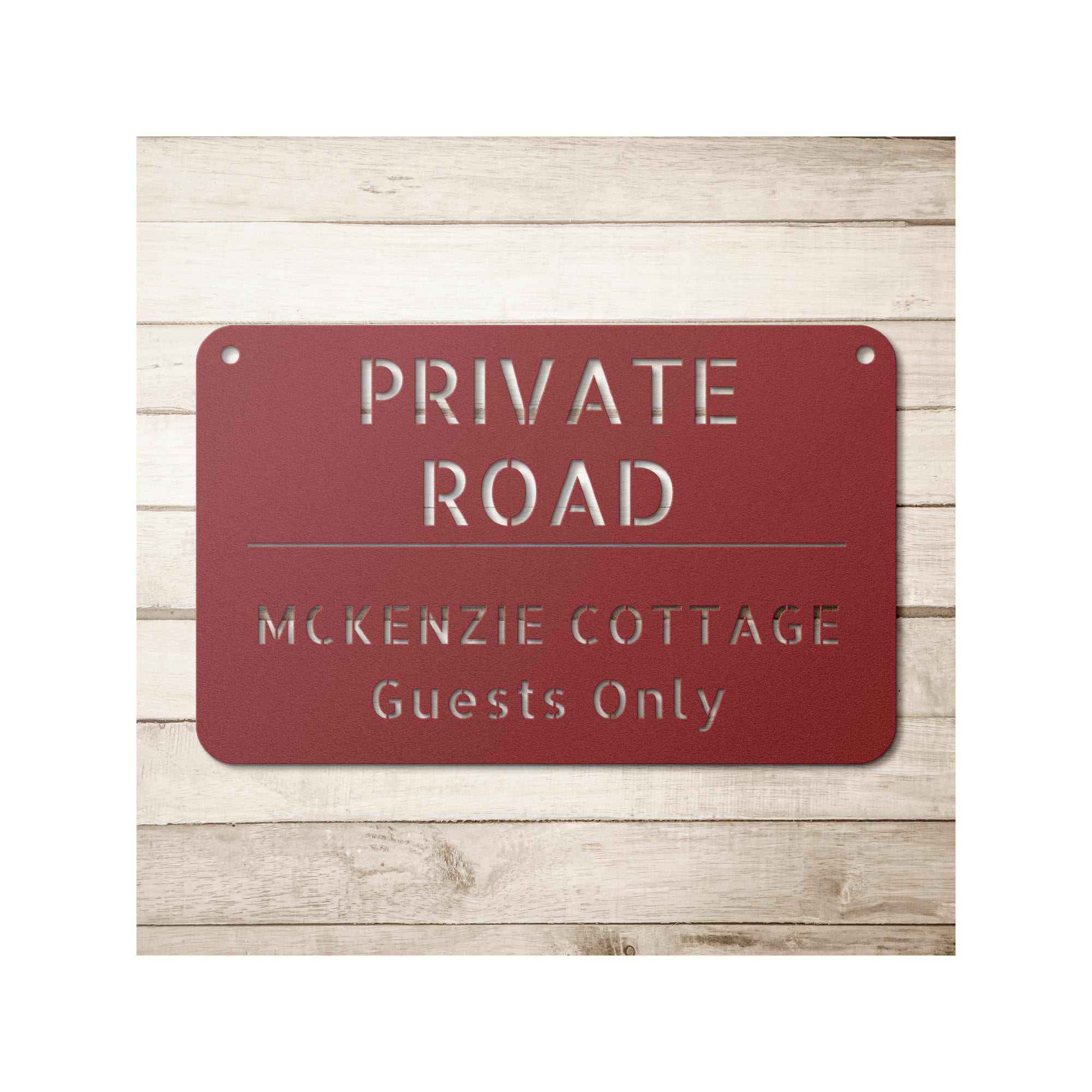 Custom Private Road Sign, Guests Only Road Sign, Custom Street Sign ...