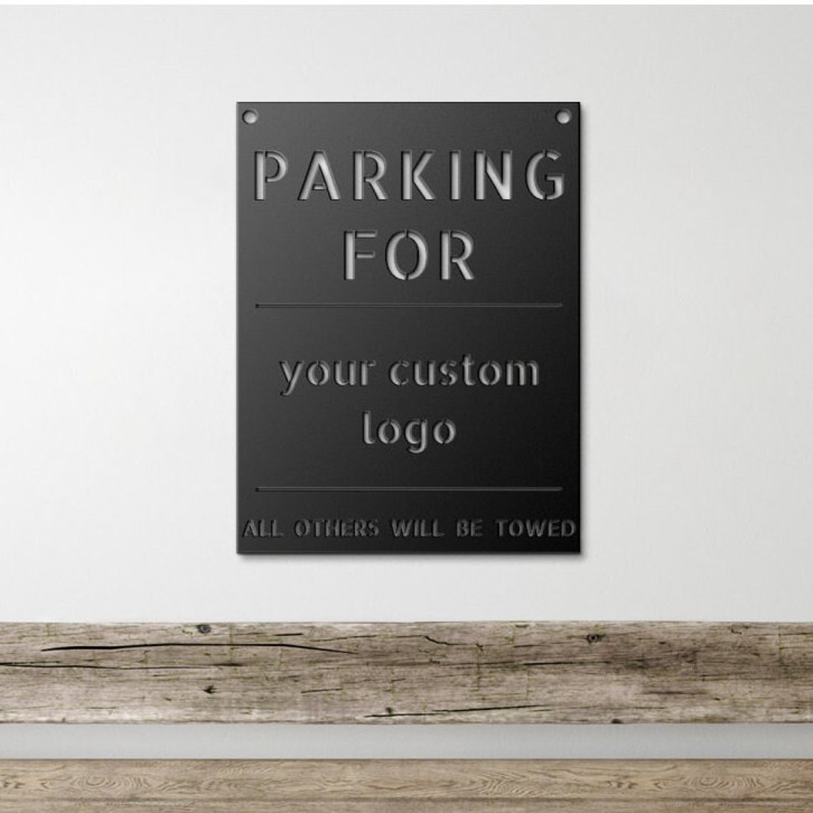 Parking for Sign With Custom Logo, Custom Logo Private Parking Sign ...