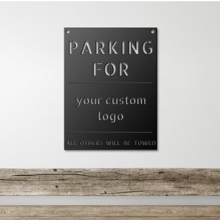 Parking for Sign With Custom Logo, Custom Logo Private Parking Sign ...
