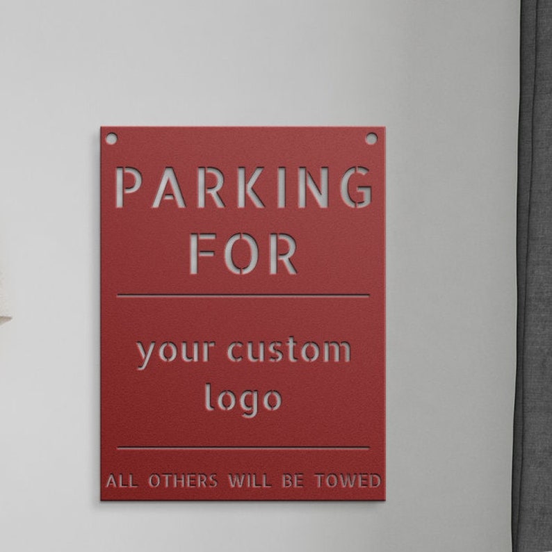 Parking for Sign With Custom Logo, Custom Logo Private Parking Sign ...