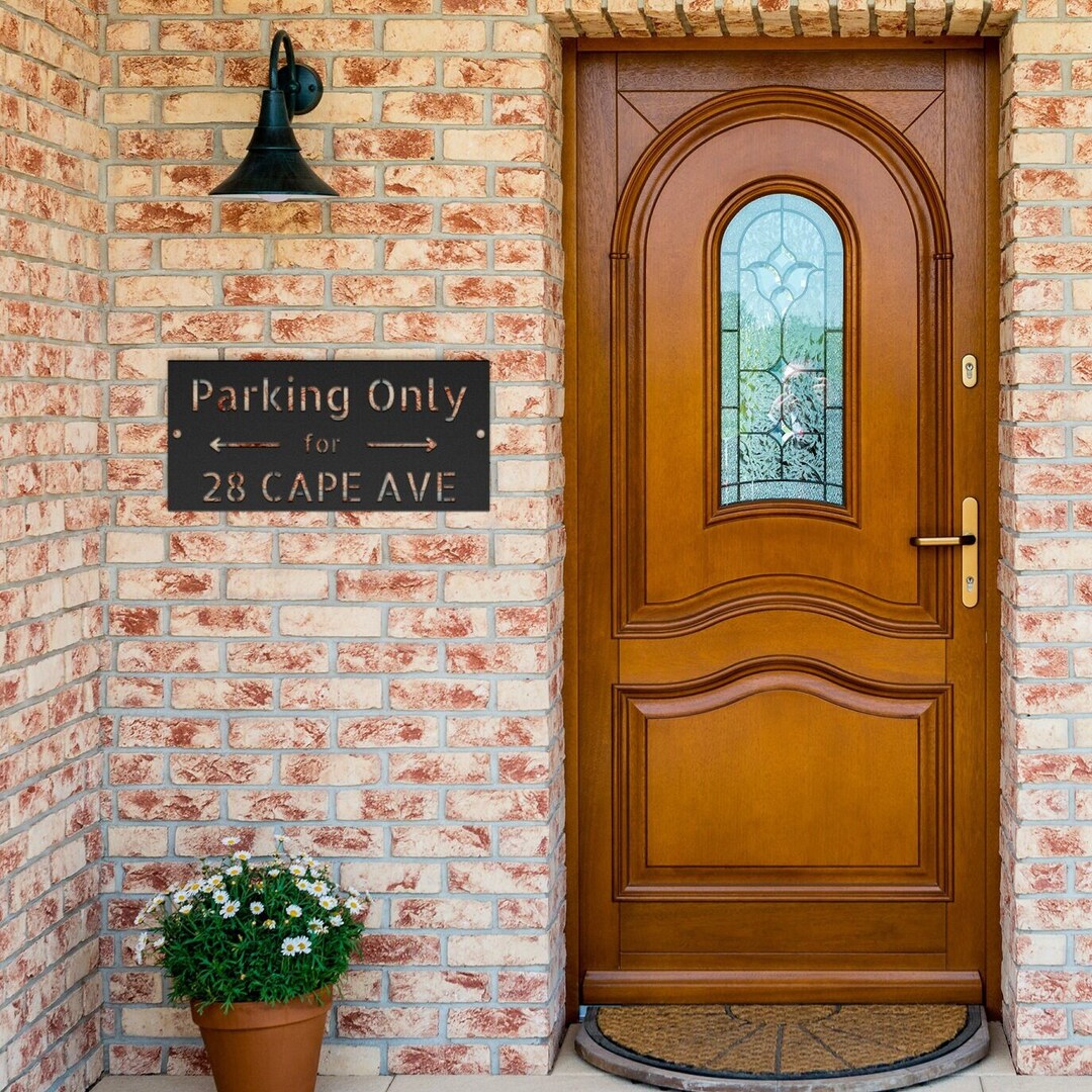 Custom Private Parking Sign, Parking Reserved Sign, Personalized ...