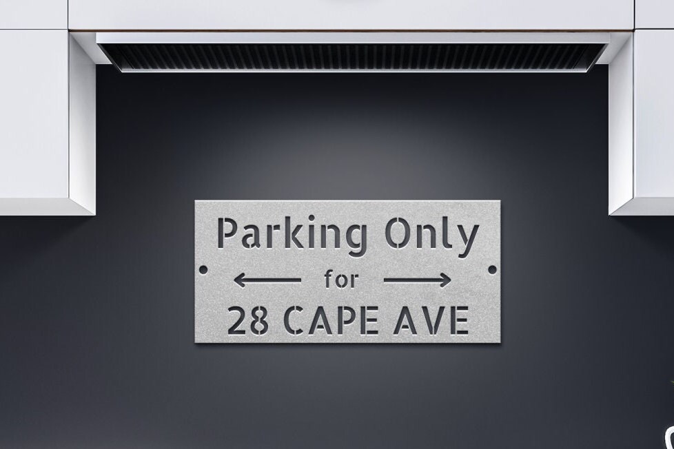 Custom Private Parking Sign, Parking Reserved Sign, Personalized ...