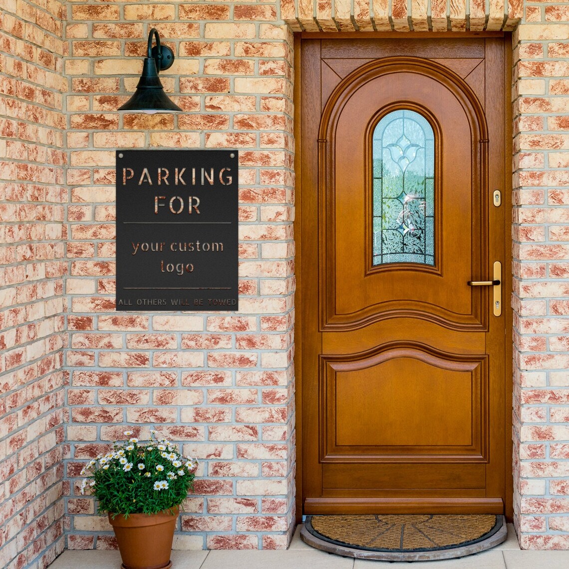 Parking for Sign With Custom Logo, Custom Logo Private Parking Sign ...