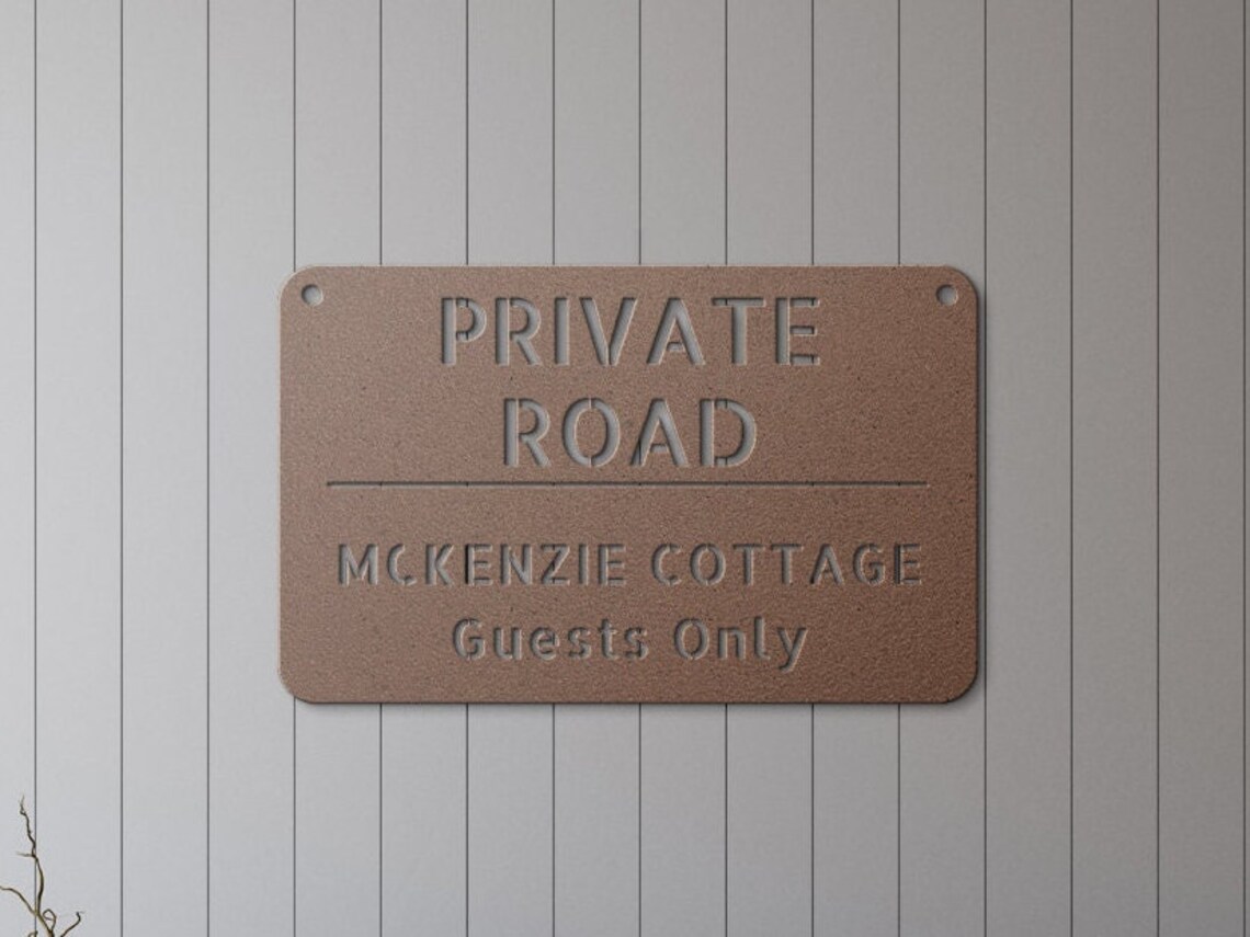 Custom Private Road Sign, Guests Only Road Sign, Custom Street Sign ...