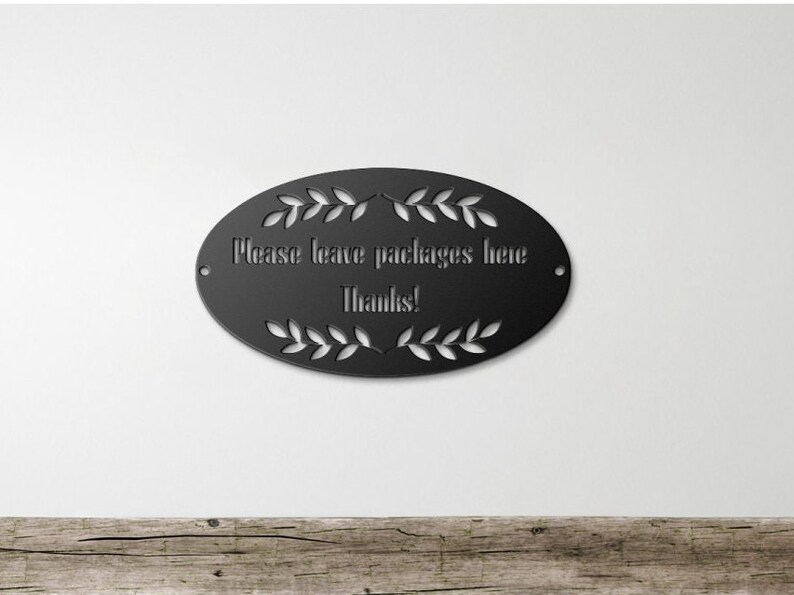 Custom Leave Packages Here Sign Parcel and Delivery Sign - Etsy