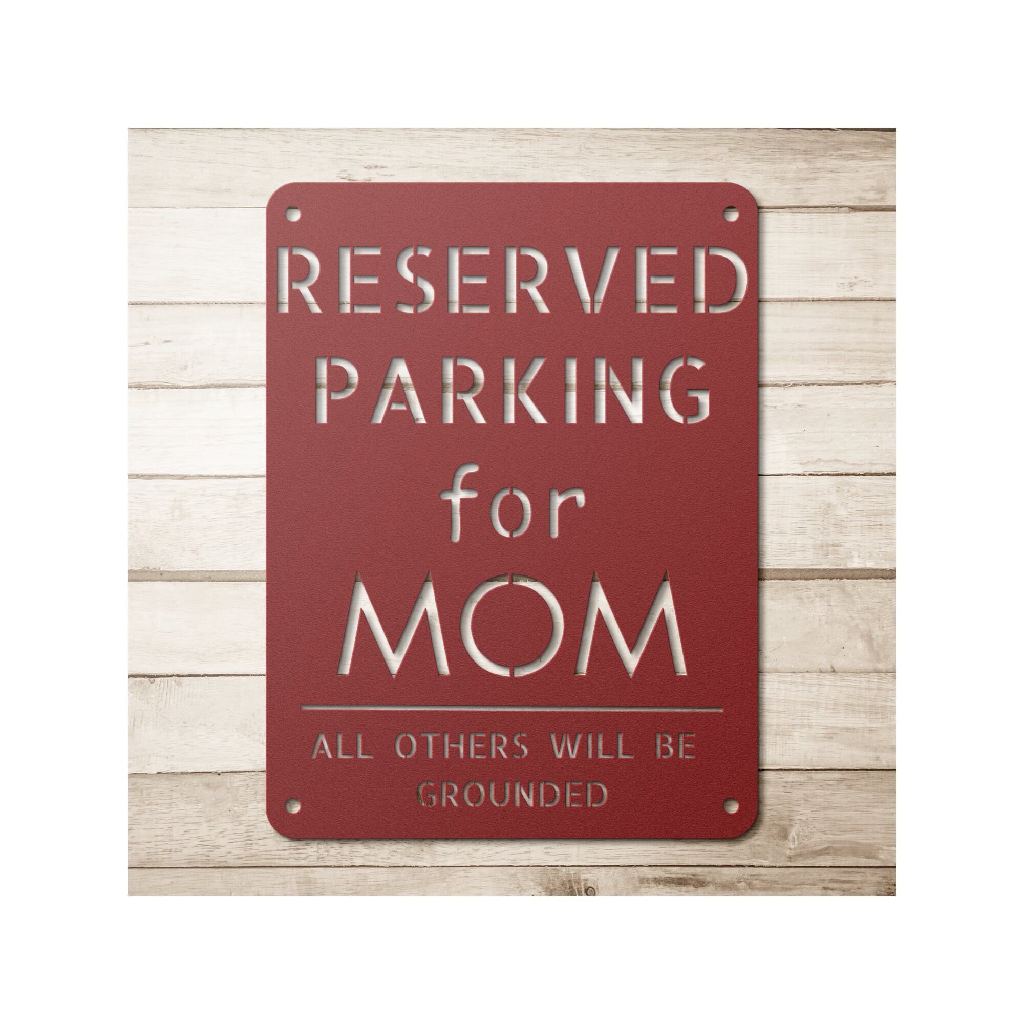 Custom Reserved Parking Sign for Mom, Reserved Parking Sign ...