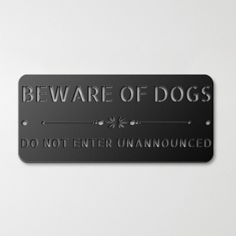 Beware Signs - Etsy