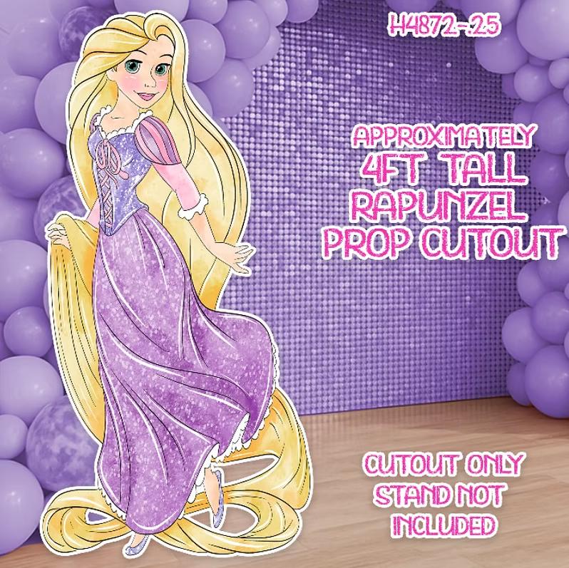Rapunzel Birthday Backdrop, Princess Tower Party Decor, Tangled ...