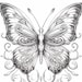 Cute Butterfly Coloring Book (50 Pages) - (download - Printable) - Etsy