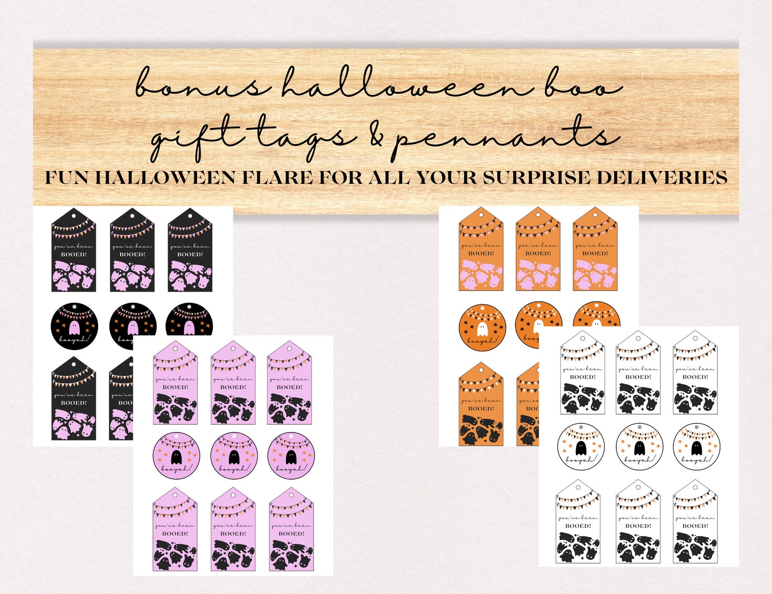 You've Been Booed Printable Neighborhood Booed Bundle - Etsy