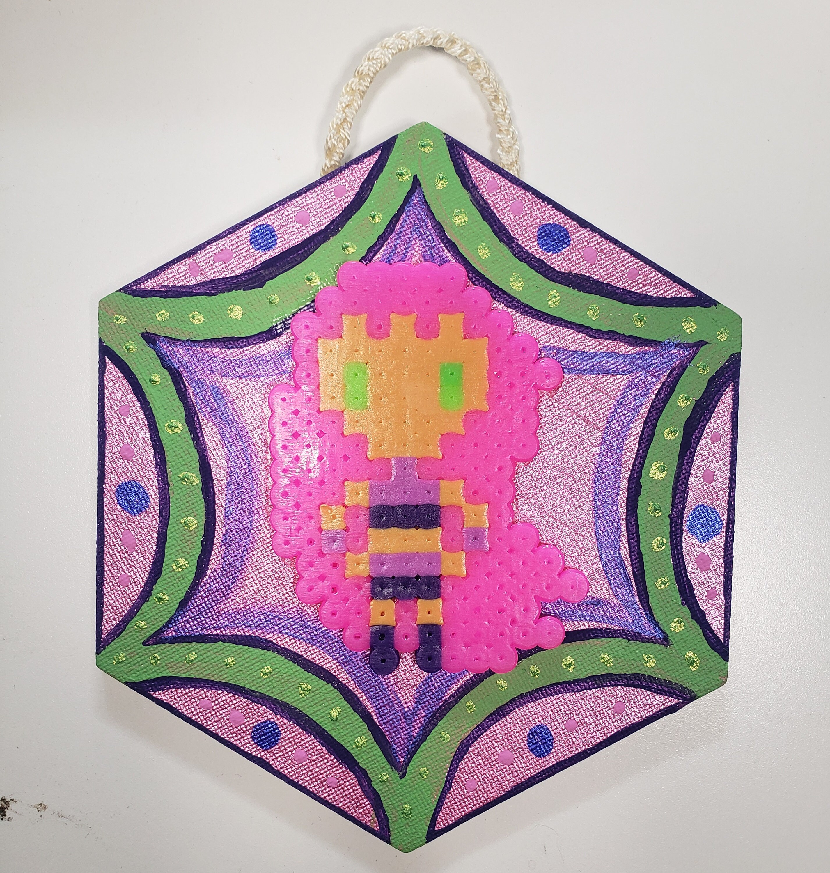 8bit Starfire Mini Wall Art Painting Handmade - Etsy