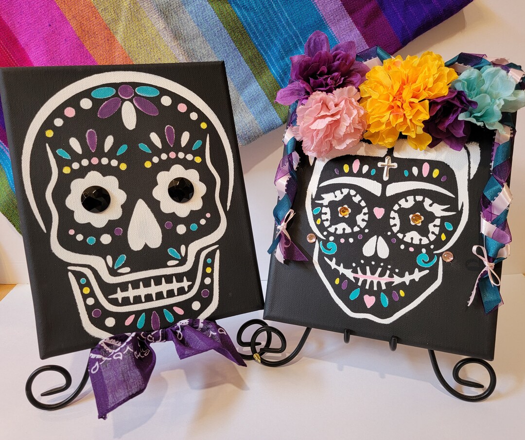 3D Dia De Los Muertos - Day of the Dead - Etsy