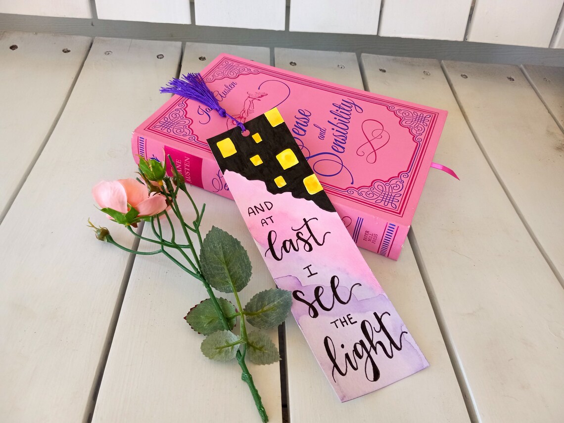 Rapunzel Bookmarks - Set of 3 - Watercolor Long Hair Bookmarks ...