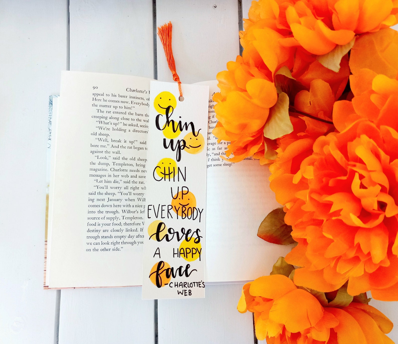 Charlotte's Web Bookmarks-set of 3-classic Quotes-book Lovers Gift-eb ...