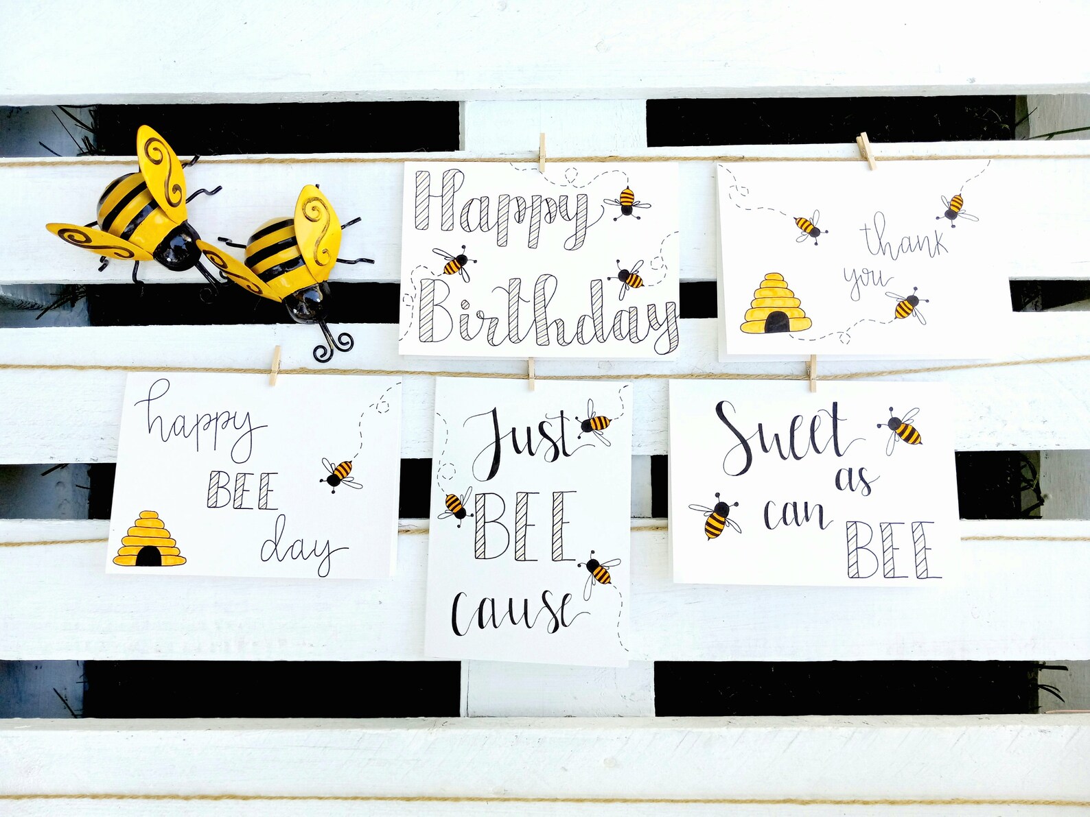 Handmade Bumble Bee Variety Note Cards Set of 5 Bee Lovers - Etsy