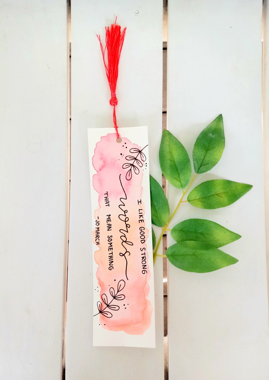 Little Women Quote Bookmarks - Set of 3 - Watercolor Literature Quotes ...