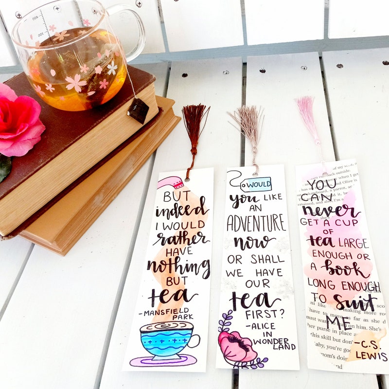 Tea Bag Bookmark - Etsy