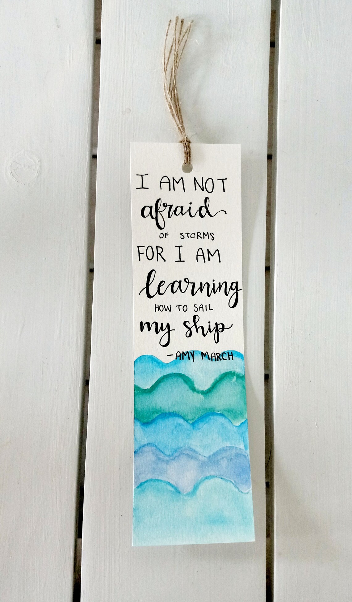 Little Women Quote Bookmarks Set of 3 Watercolor - Etsy