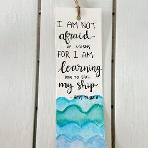 Little Women Quote Bookmarks Set of 3 Watercolor - Etsy