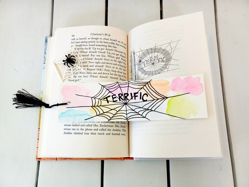 Charlotte's Web Bookmarks-set of 3-classic Quotes-book Lovers Gift-eb ...