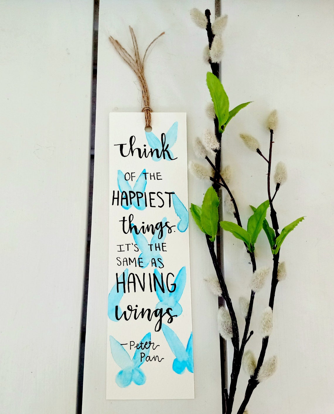 Peter Pan Bookmarks Set of 3 Watercolor Tinker Bell Bookmarks Peter Pan ...