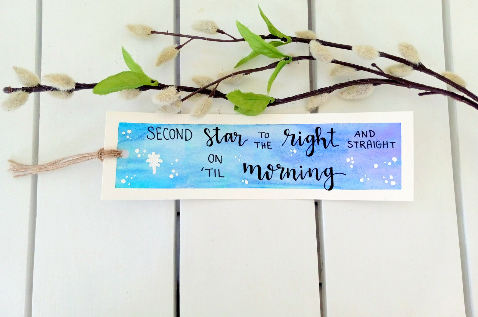 Peter Pan Bookmarks Set of 3 Watercolor Tinker Bell Bookmarks Peter Pan ...