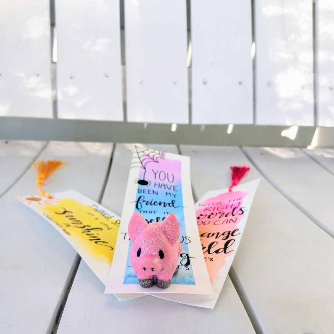Charlotte's Web Bookmarks Set of 3 Literature Quotes Handmade ...