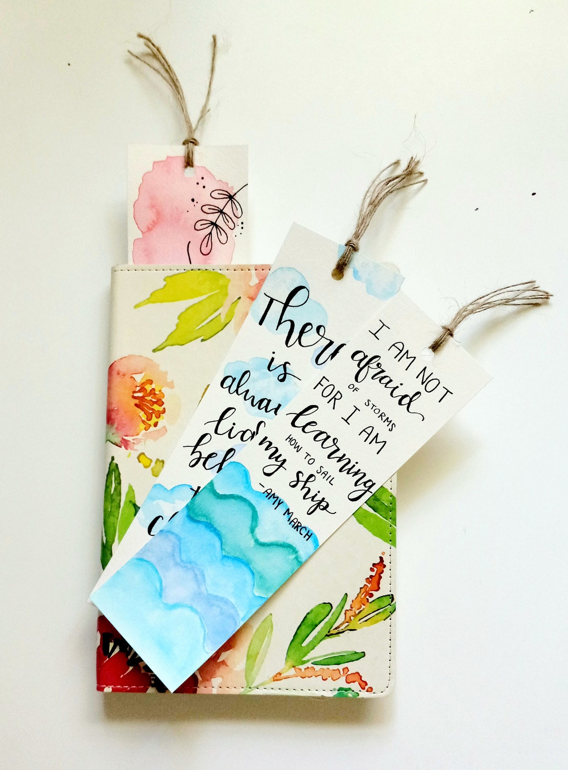 Little Women Quote Bookmarks Set of 3 Watercolor - Etsy