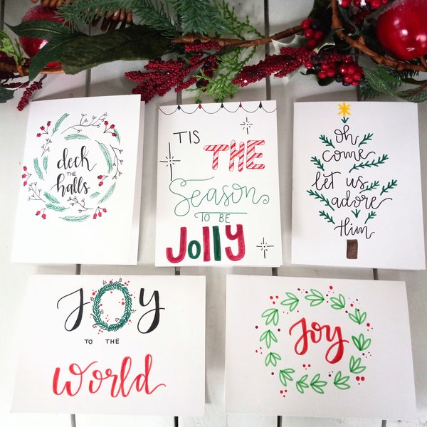 Hand Lettering Card - Etsy