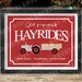 Hayride Sign Printable: Vintage Fall Design (digital Download) - Etsy