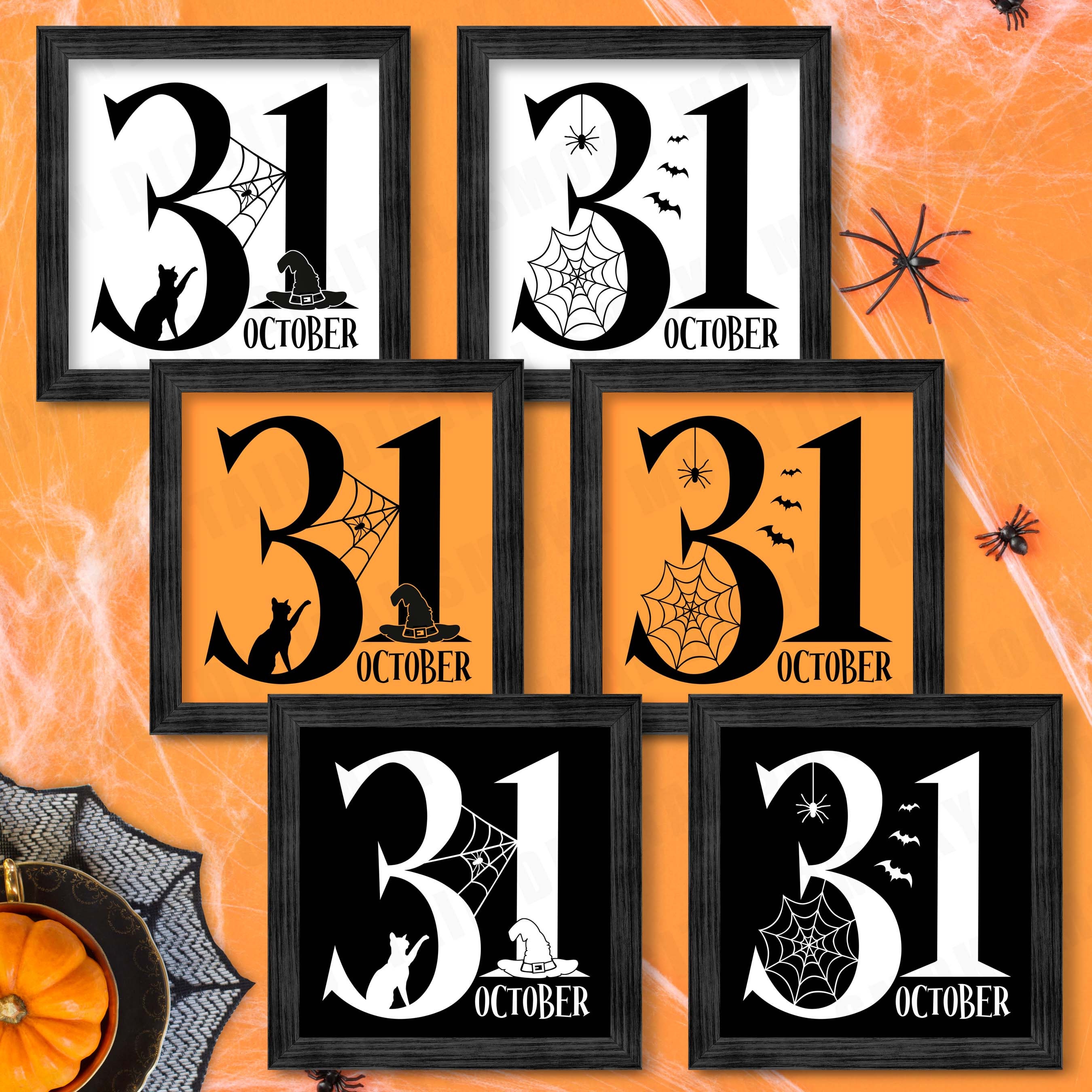 31 October Sign - Instant Digital Download - Svg, Png, Eps, Dxf, Pdf ...