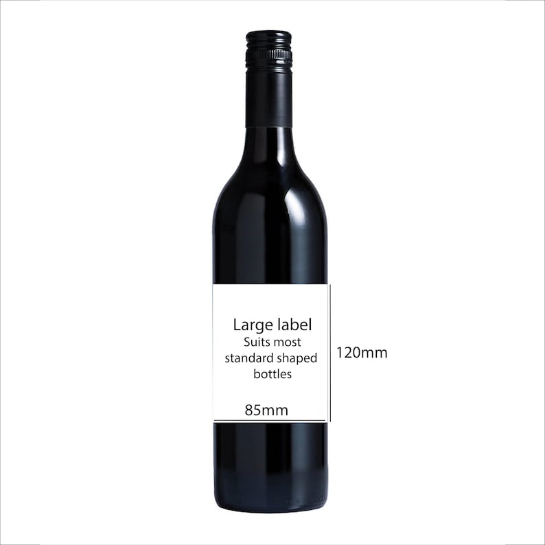 Any Photo, Any Message - Customised Wine Label - Etsy Australia