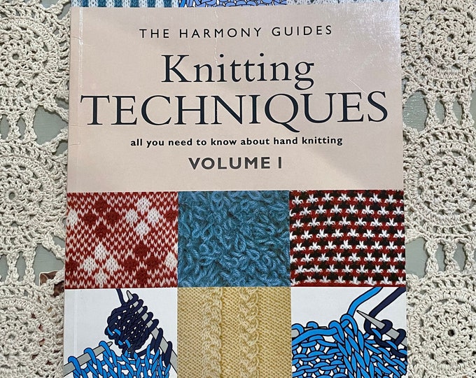 Harmony Guide to Knitting Techniques - Volume 1 - Etsy