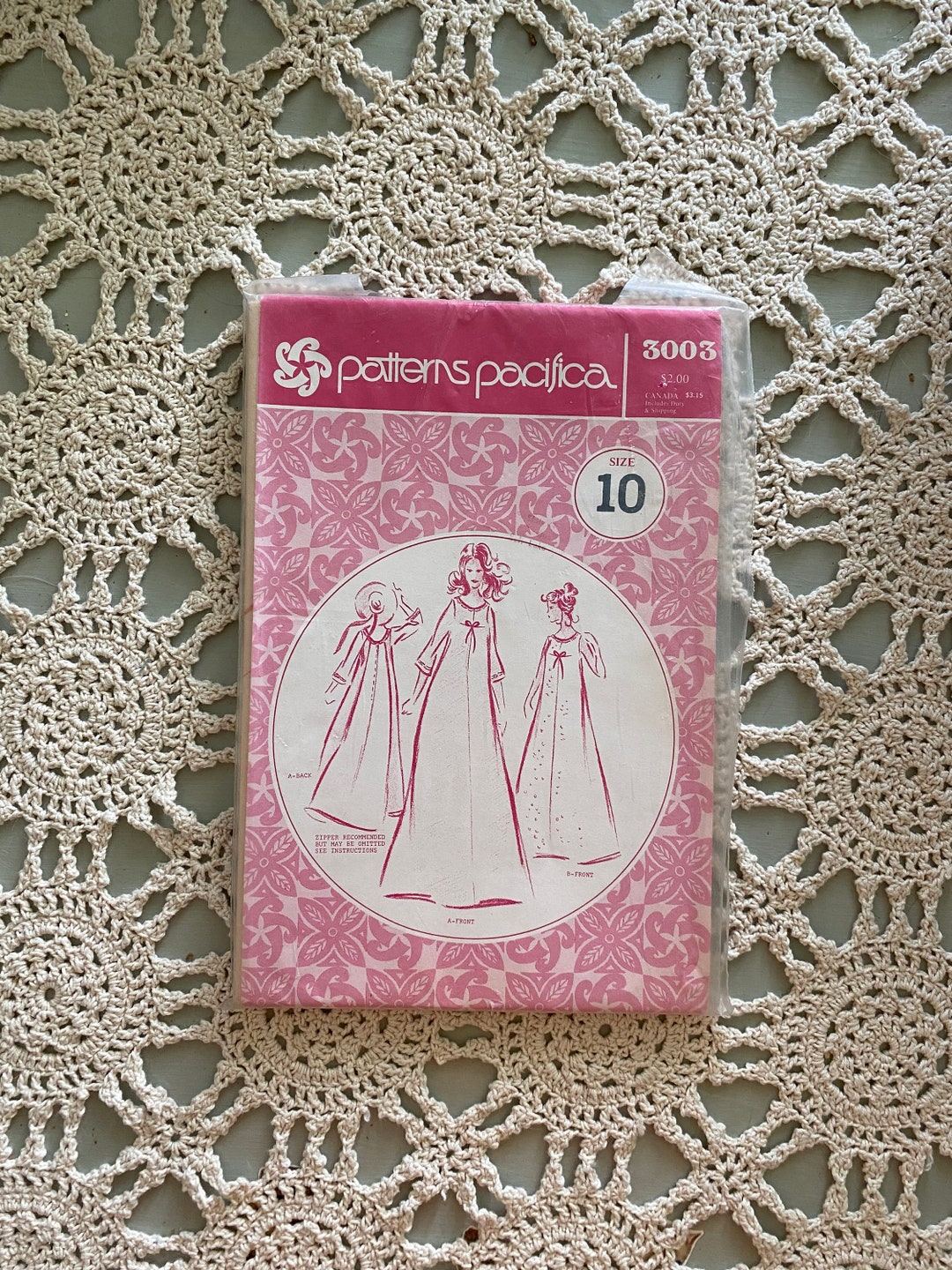 Patterns Pacifica 3003 1970s Traditional Muumuu UNCUT - Etsy