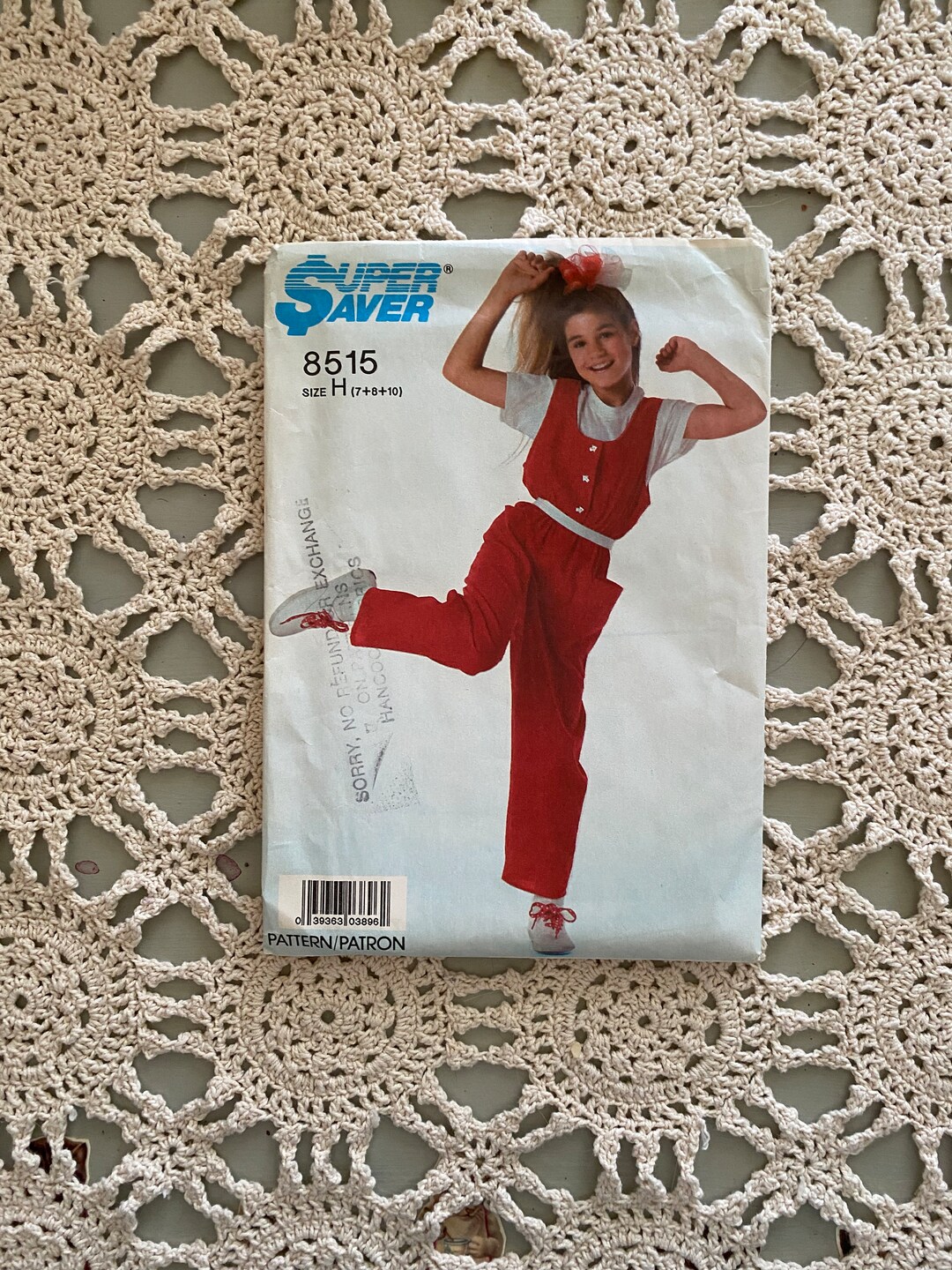 Simplicity Super Saver Pattern #8515 Girls' Easy to Sew Jumpsuit UNCUT - Etsy