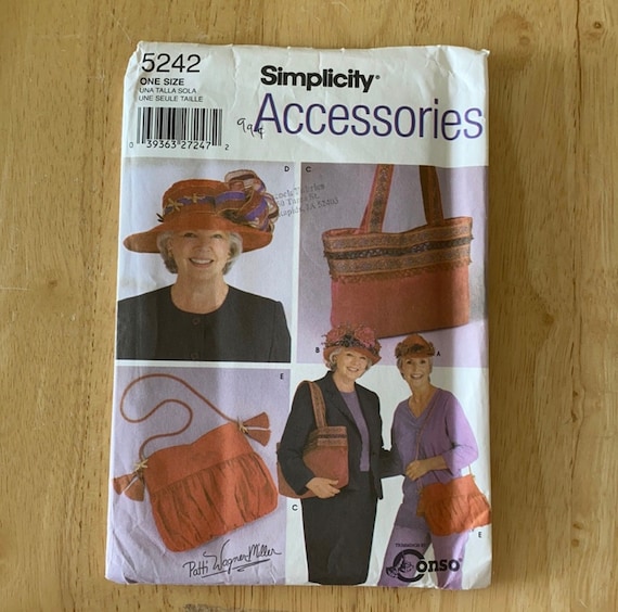 Simplicity Pattern 5242 2003 Accessories - Etsy
