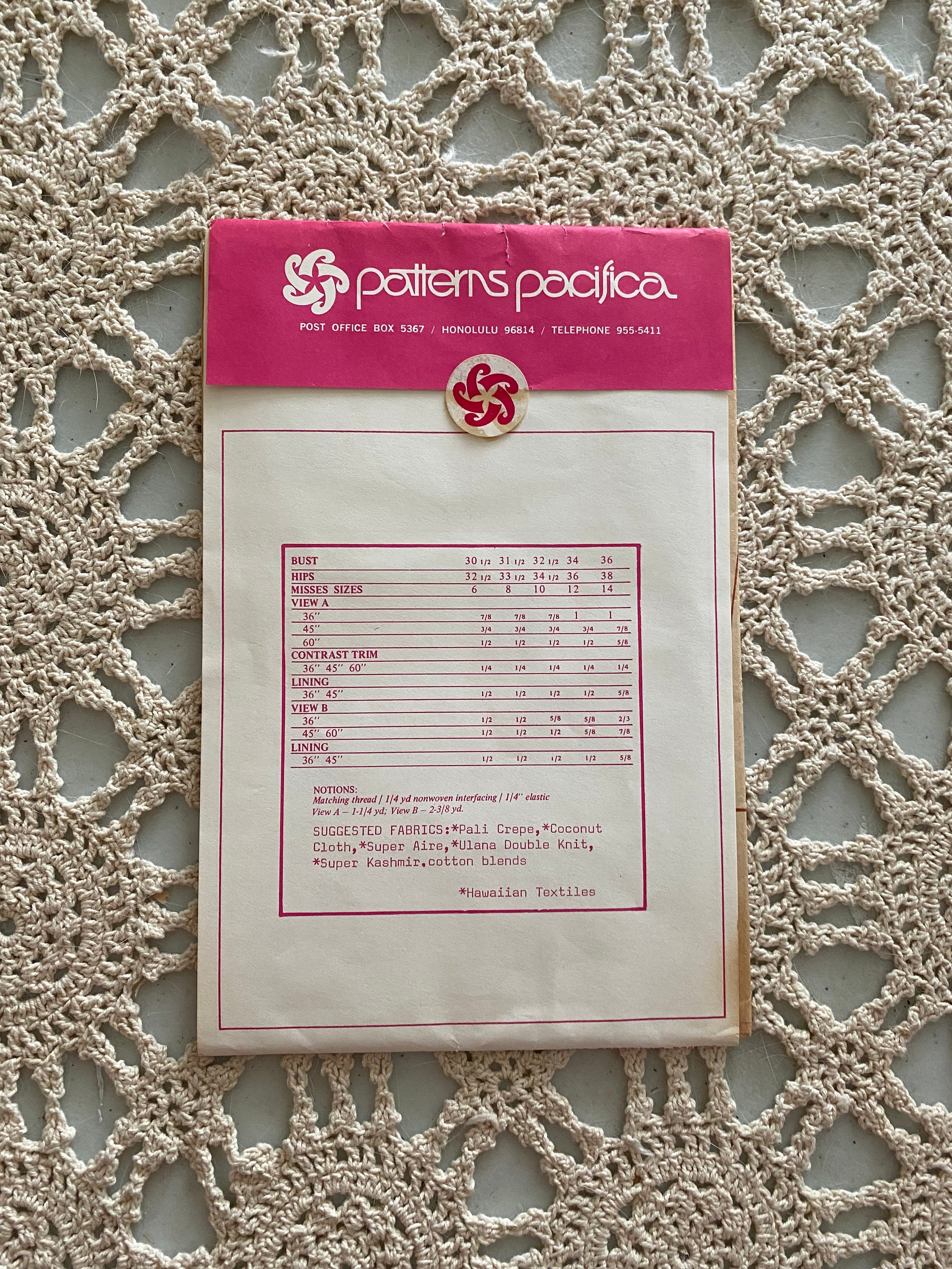 Pacifica Pattern 5007 (1970s) Bikini UNCUT - Etsy