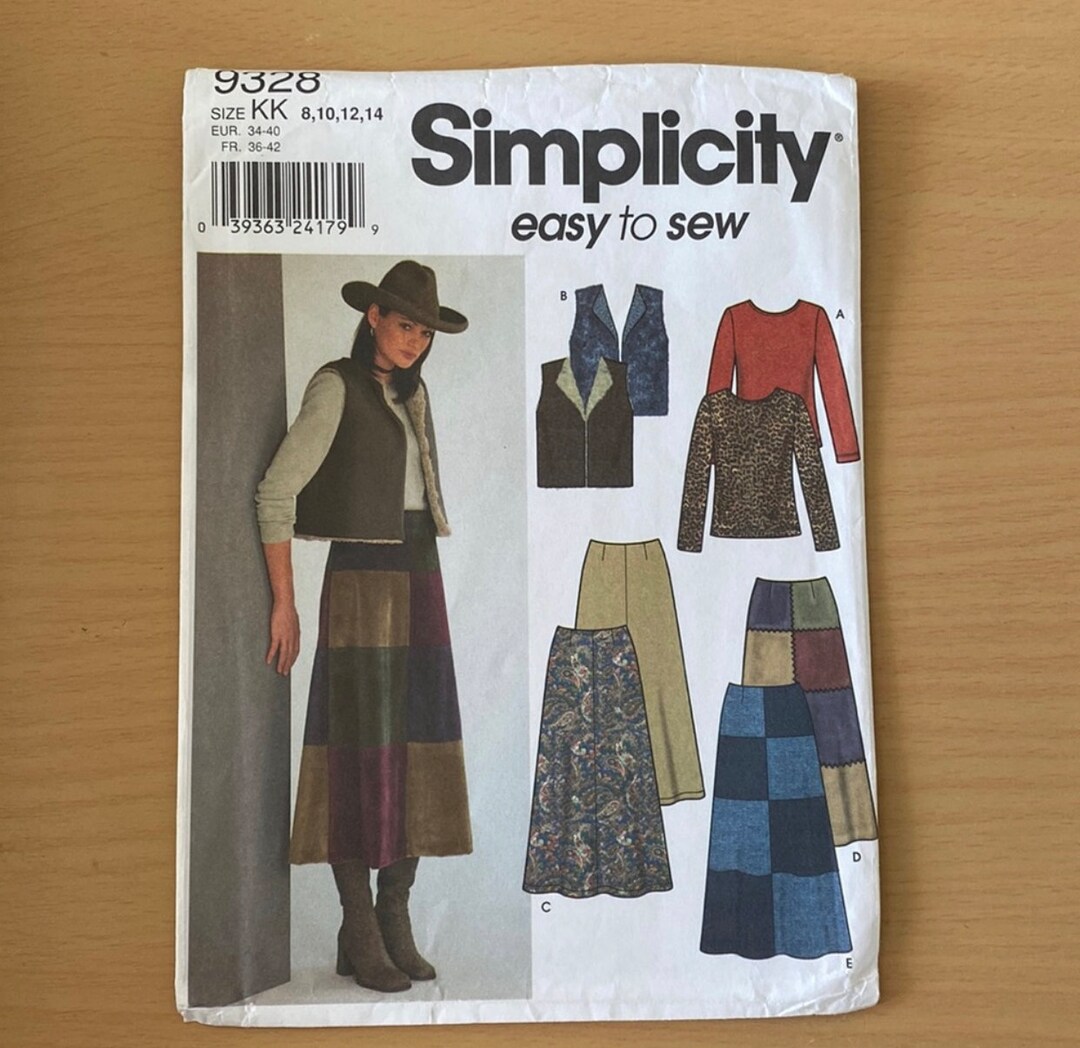 Simplicity Pattern 9328 - Etsy