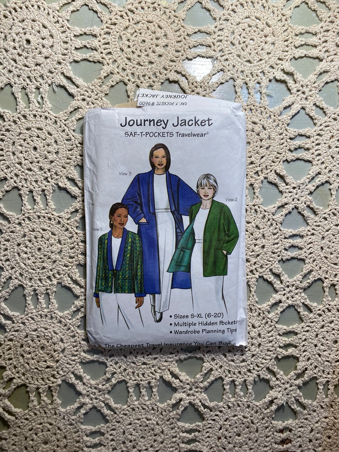 Saf-t-pockets Pattern 9600 (1998) Journey Jacket UNCUT - Etsy