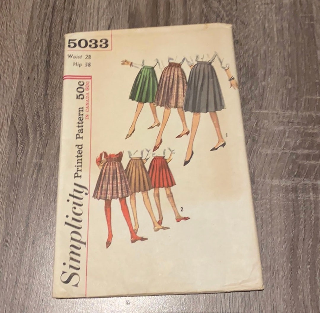 Simplicity Pattern 5033 (963) Skirt in Two Lengths - Etsy